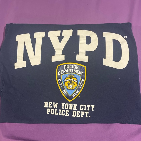 Nypd | Shirts | Nypd Official Blue Tshirt | Poshmark